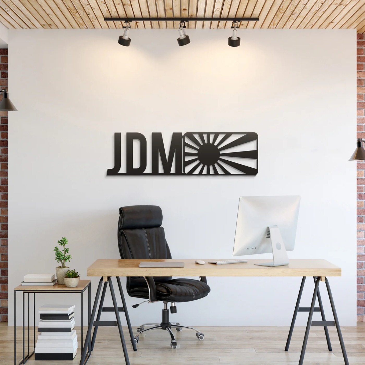 Buy JDM Flag Car Culture Metal Wall Art | The India Decor