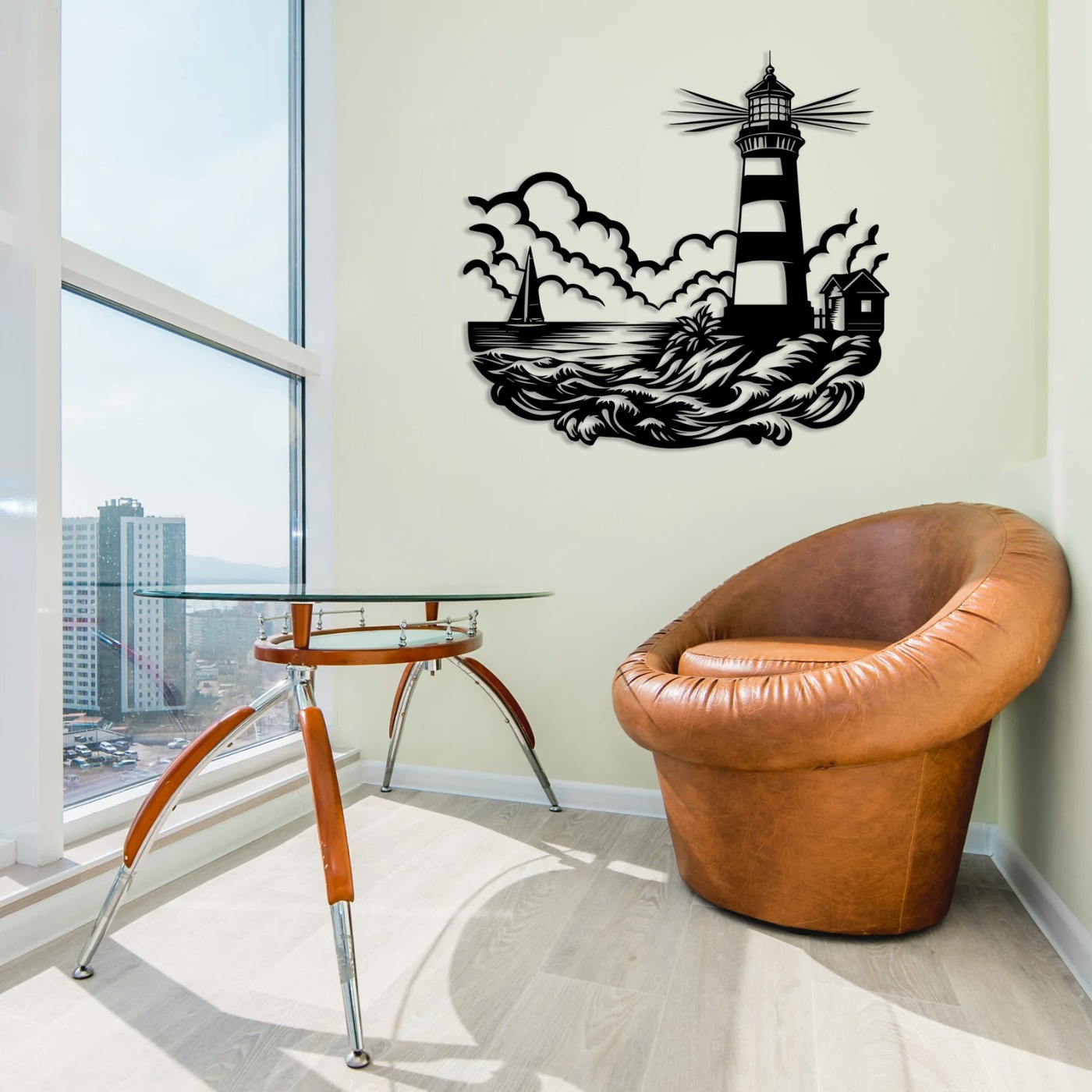 Lighthouse Metal Wall Art - Personalized Metal Wall Art