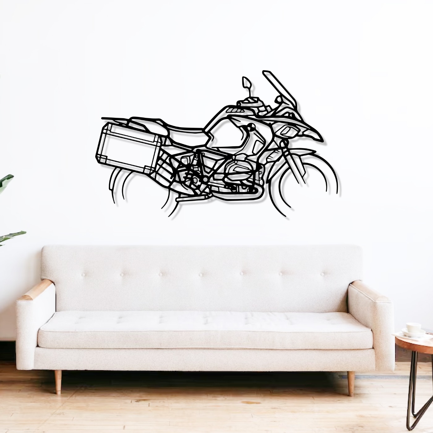 Buy BMW R1200 GS Silhouette Metal Wall Art | The India Decor