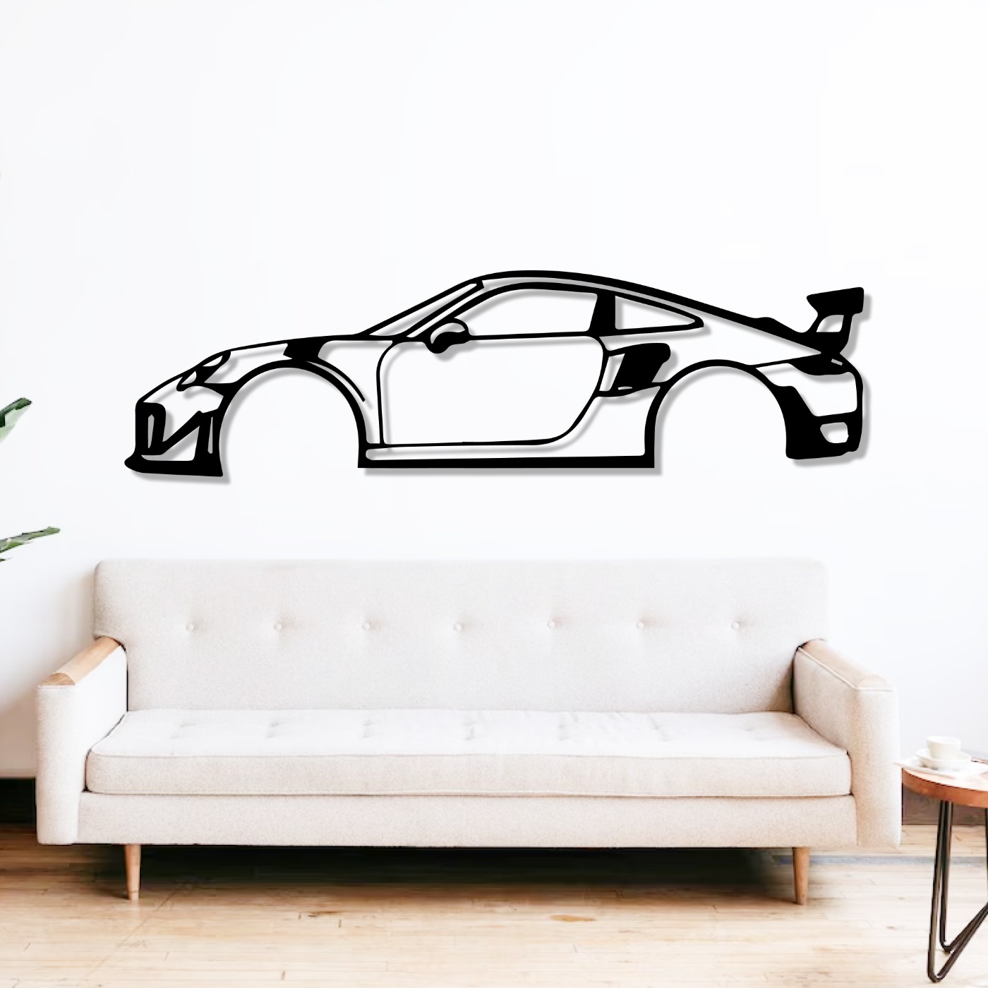 Porsche Metal Car Wall Art – Stunning Car Design | The India Decor