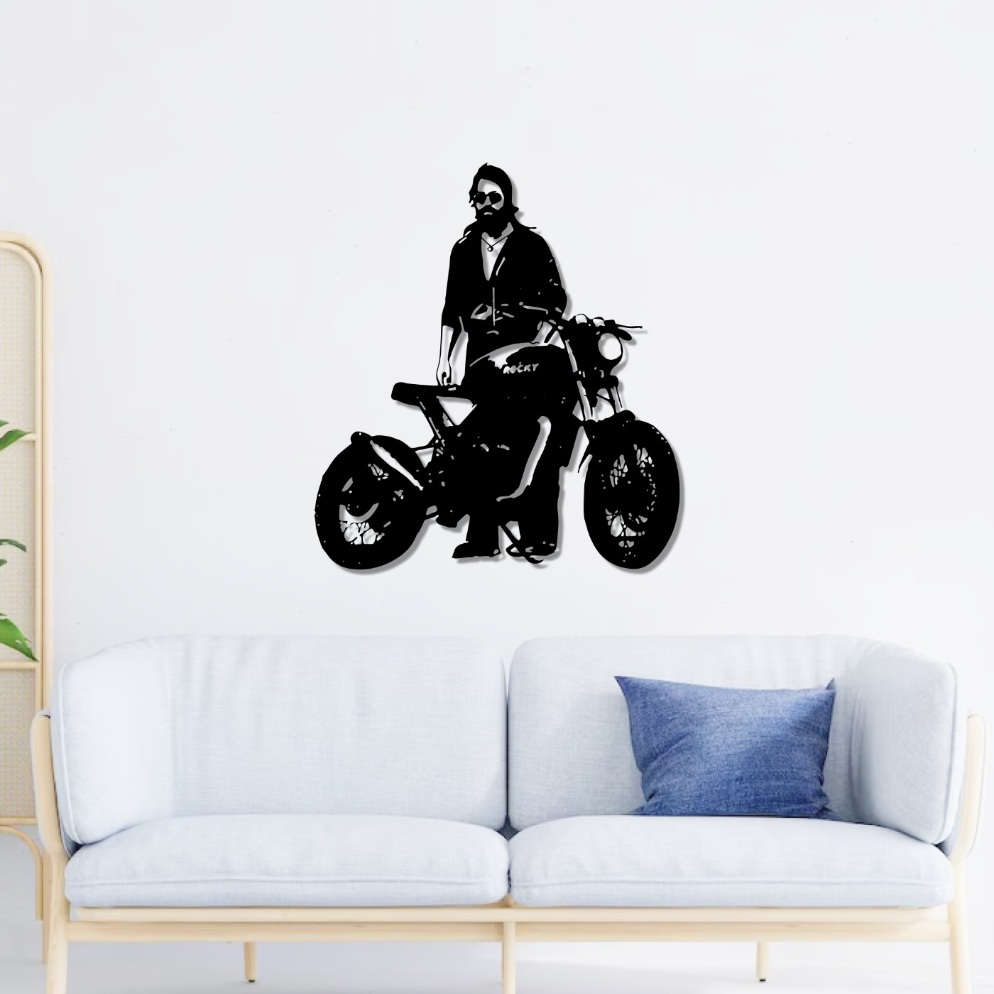 Buy Rocking Star Yash Wall Art - Elegant Design | The India Decor