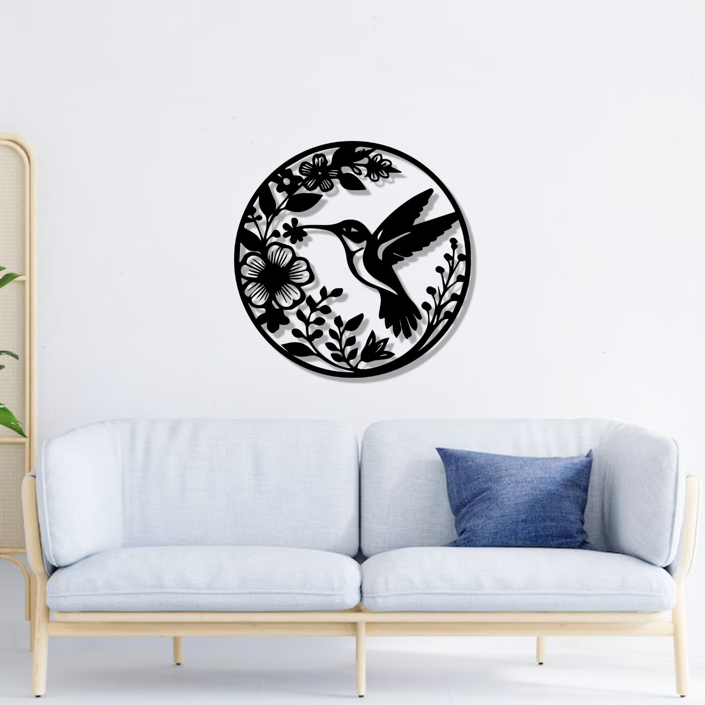 Hummingbird Metal Wall Art – Elegant Bird Decor | The India Decor