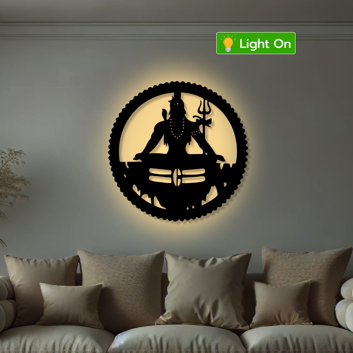 Buy Lord Shiva Wall Art - Peaceful Decor | The India Decor