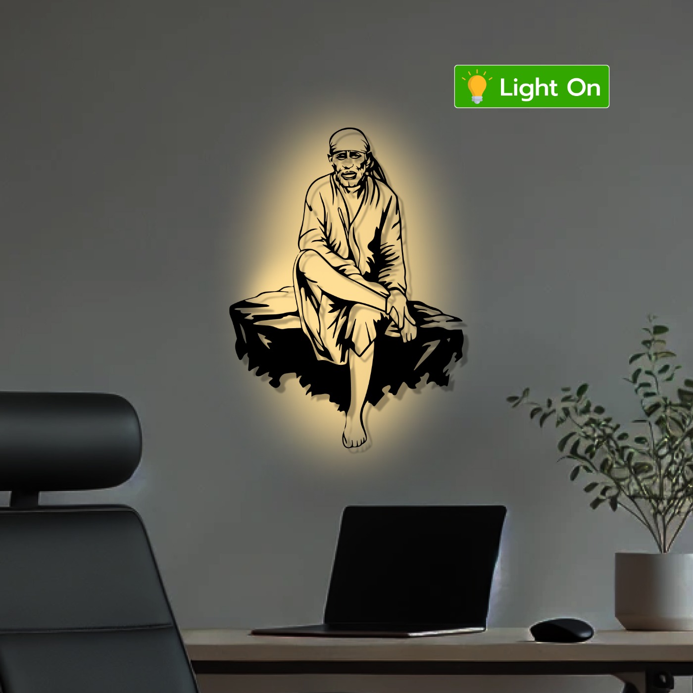 Buy Sai Baba Wall Art – Spiritual Decor | The India Decor