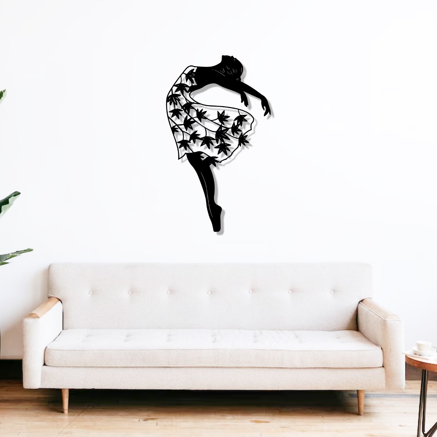 Buy Dancing Girl Metal Wall Art – Elegant Wall Decor Hanging