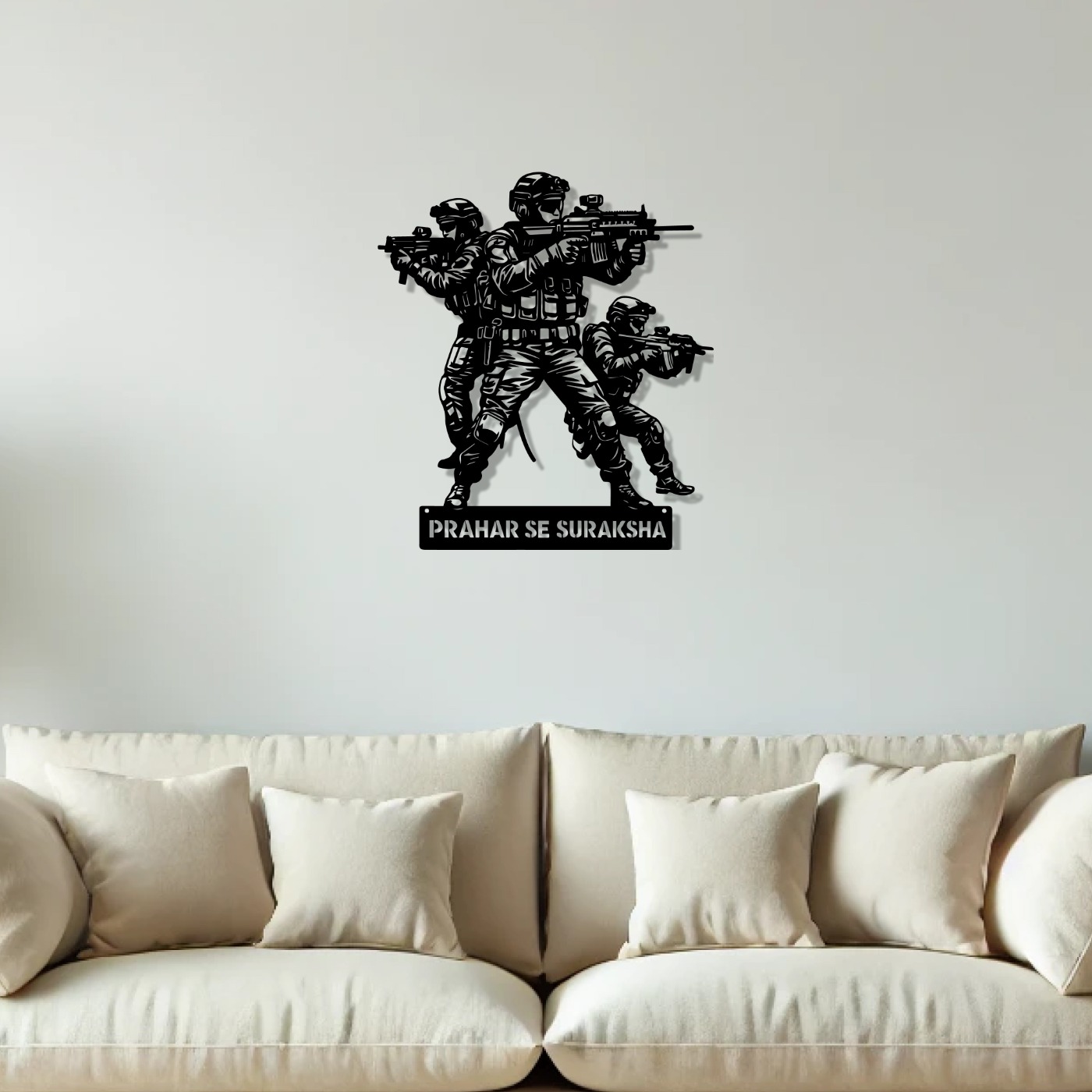Special Forces Soldier Metal Wall Art – Tactical Decor